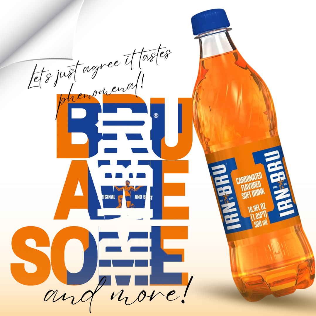 Irn Bru Original Sparkling Soft Drink 500ml Bottle Online in the USA