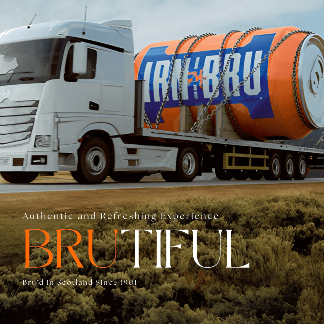 IRN-BRU: Iconic Scottish Sparkling Soft Drink Flavor | 500ml Bottle