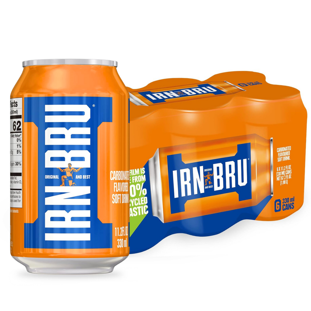 Irn Bru Original Soft Drink 330ml Can Online in the USA